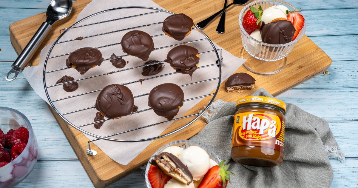 HaPå kjeks med sjokoladetrekk - Kavli